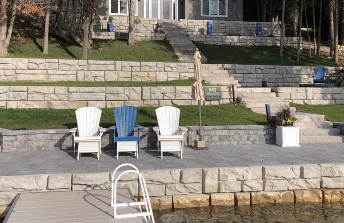 Retaining Wall Landscaping Services | Mossy Rock Landscape